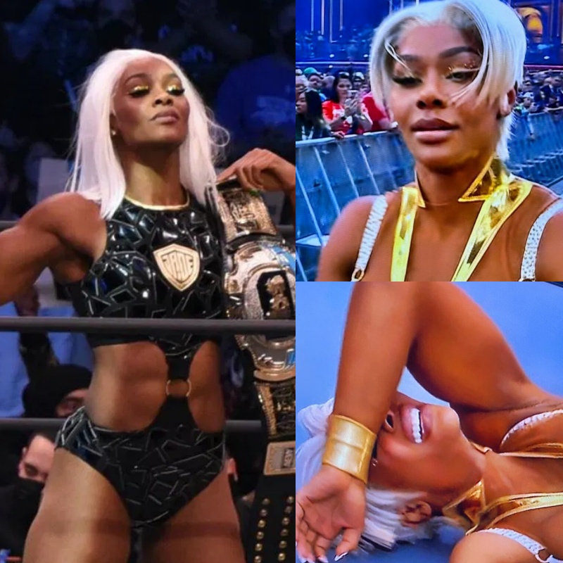PHOTOS: WWE Superstar Jade Cargill Suffered Multiple Wardrobe Malfunctions During WrestleMania ...
