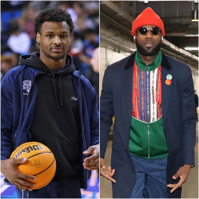 PHOTOS: Bronny James Turns Heads as Chrome Hearts’ New Face—Fans Say He ...