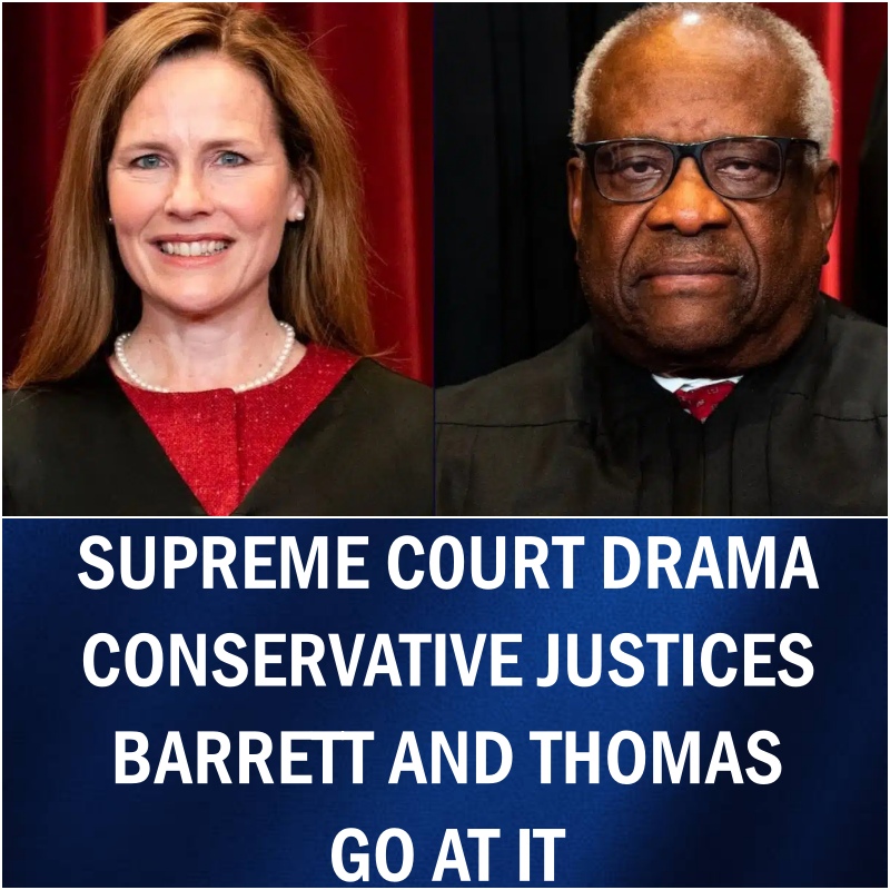 SUPREME COURT DRAMA-CONSERVATIVE JUSTICES BARRETT AND THOMAS GO AT IT ...