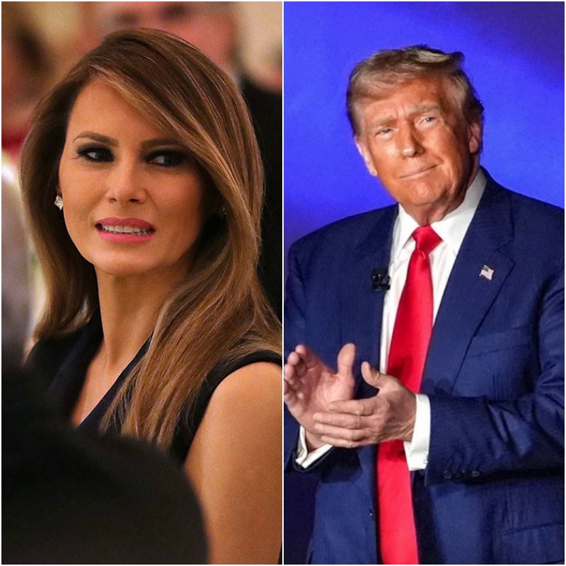 Melania Trump Debuted Her Very own YMCA Trump Dance In Stunning Dress ...