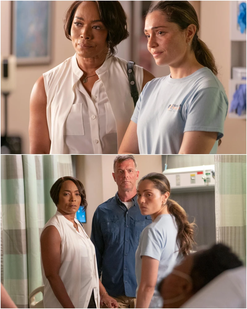 Angela Bassett says a '9-1-1' fan recently approached her in London with three simple words ...