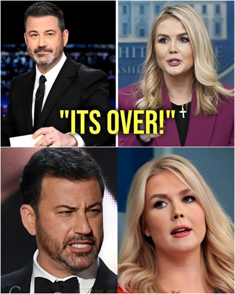Mic-Drop Moment Goes Viral as Karoline Leavitt Leaves Jimmy Kimmel ...