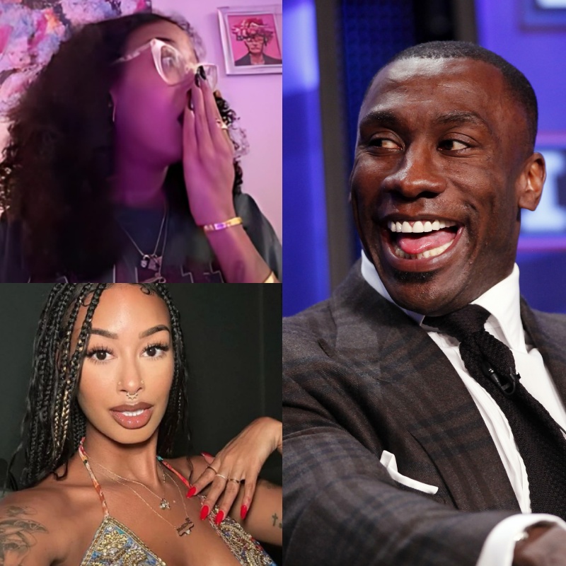 VIDEO: Miss B Nasty Reacts After Shannon Sharpe Gets Caught Thirsting Over Her On Camera - News