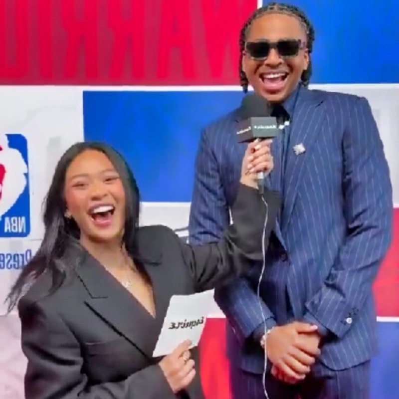 Collin Murray Openly Shoots His Shot At Sunisa Lee While Attending NBA ...