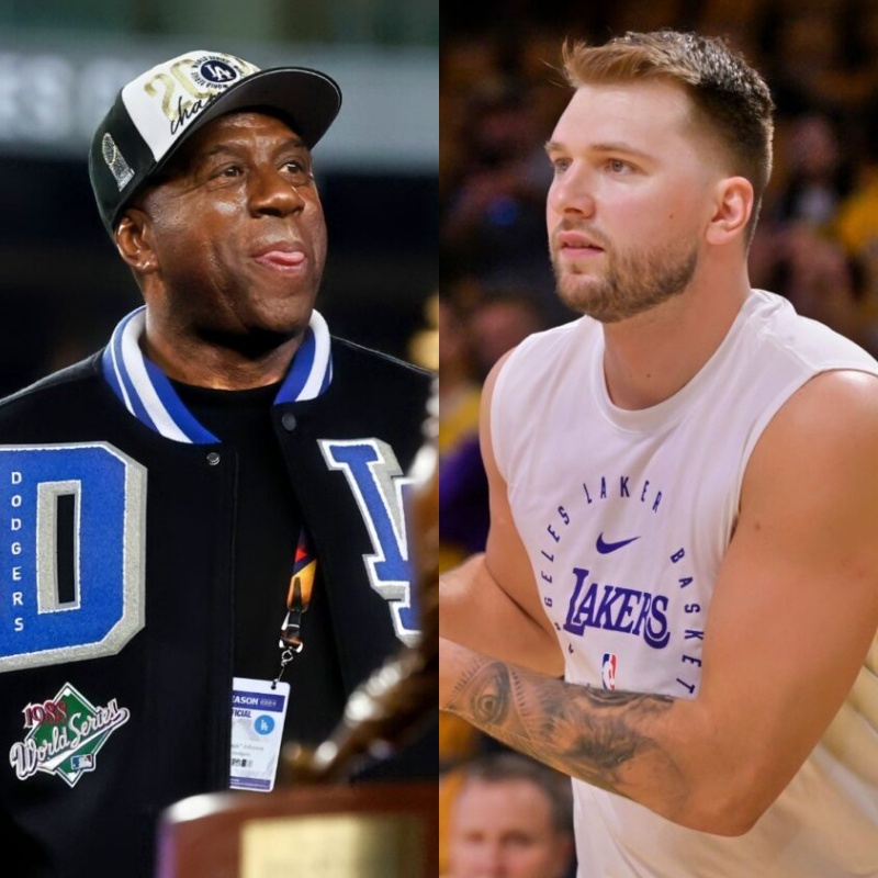 Magic Johnson Sends Powerful Message to Luka Doncic As Championship ...