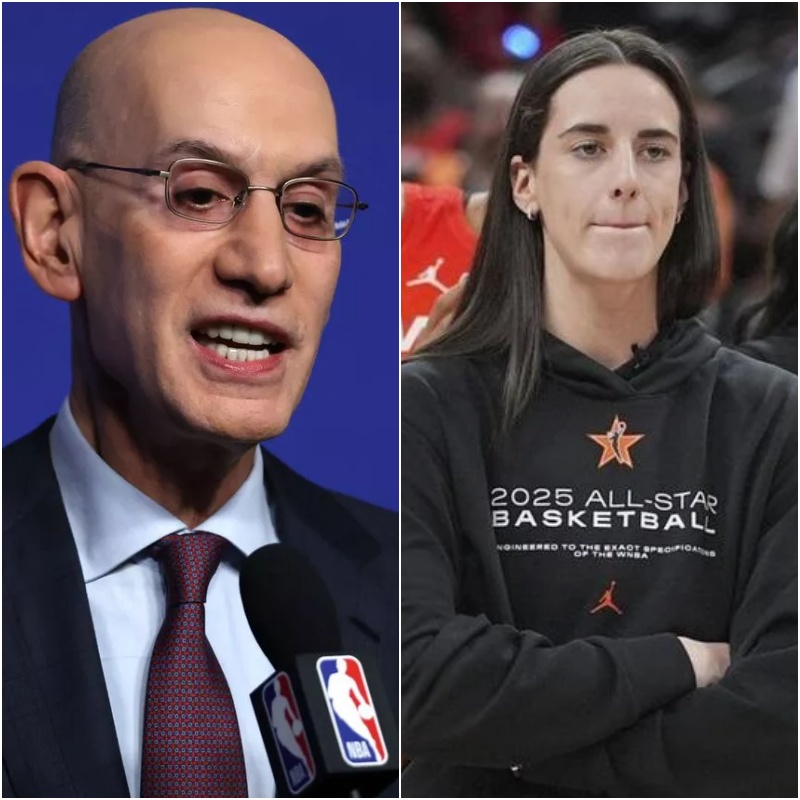 BREAKING: Adam Silver Furious After Caitlin Clark Withdraws From All ...