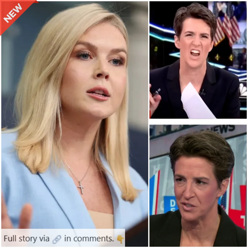 TV FIRESTORM: Karoline Leavitt and Rachel Maddow’s Explosive On-Air ...