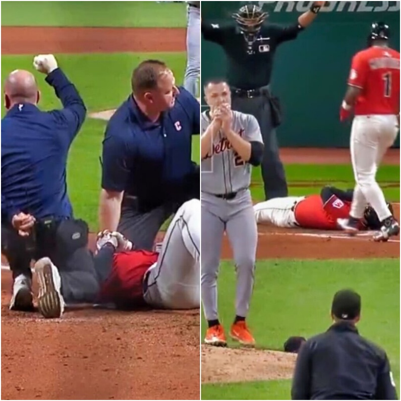 Horrifying Impact David Fry Crumbles After 99 MPH Pitch To The Face ...