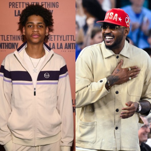 VIDEO: Carmelo Anthony’s Hall Of Fame Moment With Son Kiyan Has Fans In ...