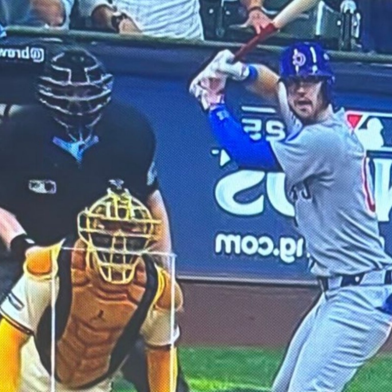 Viral Distraction Behind Home Plate Steals Show During Brewers-Cubs ...