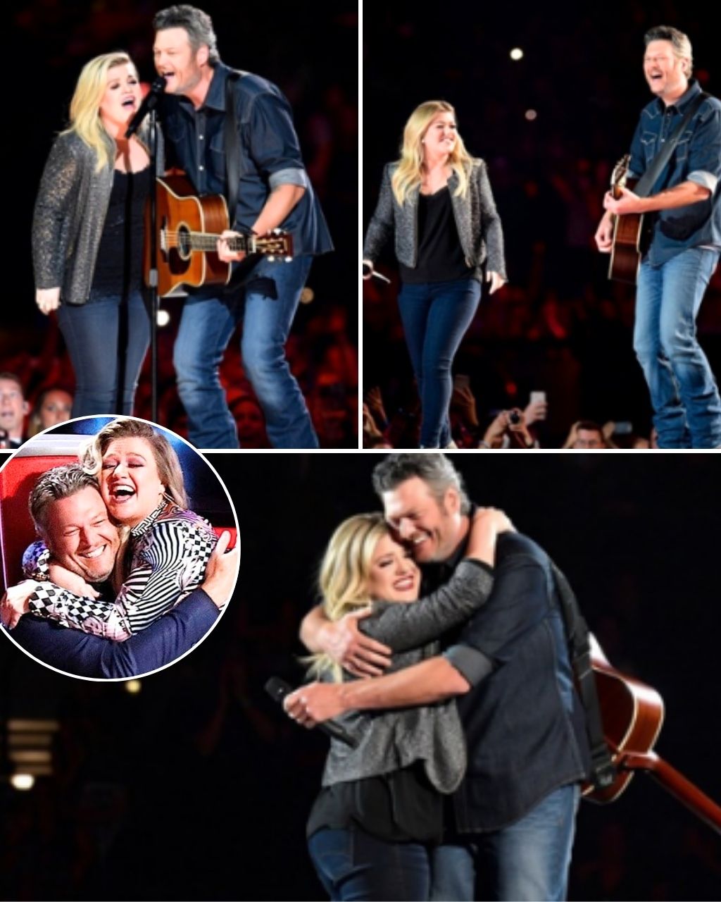 “THE CROWD LOST ITS MIND: Kelly Clarkson CRASHED Blake Shelton’s ...