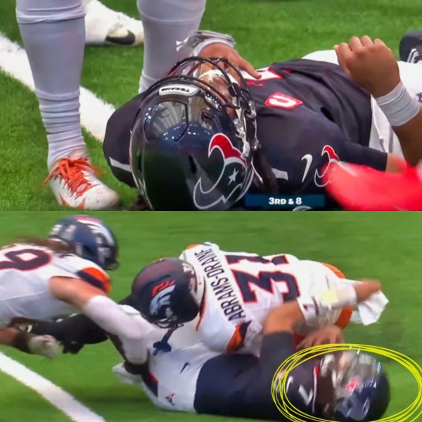 New Slo-Mo Footage Shows Exact Moment CJ Stroud Slammed His Head & Got ...
